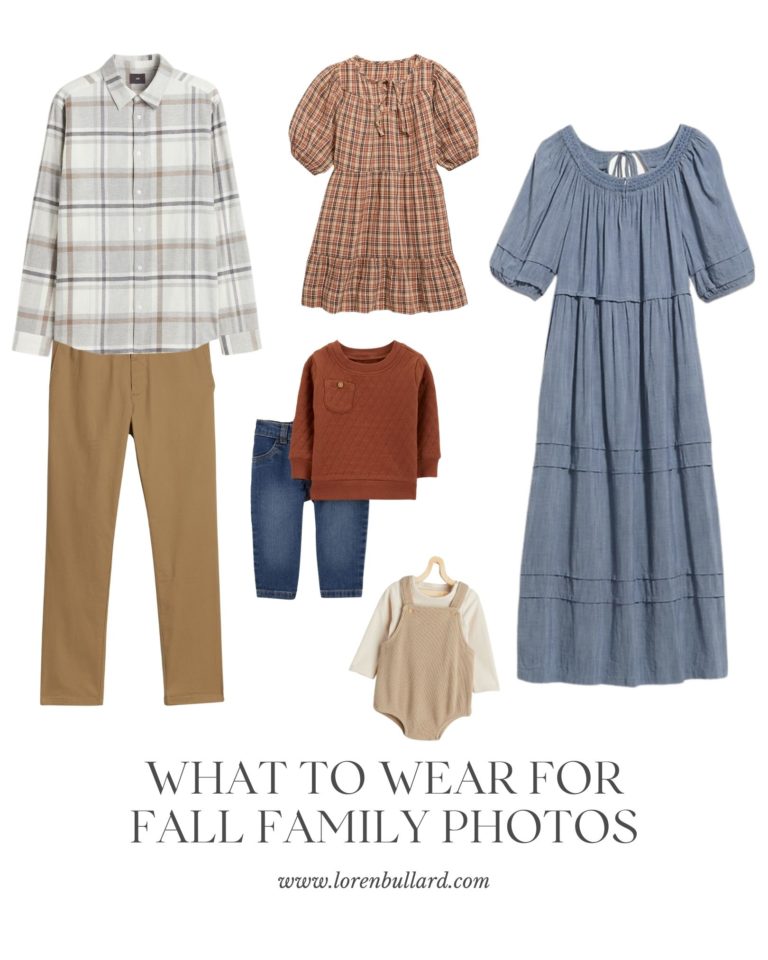 What To Wear For Fall Family Photos | lorenbullard.com